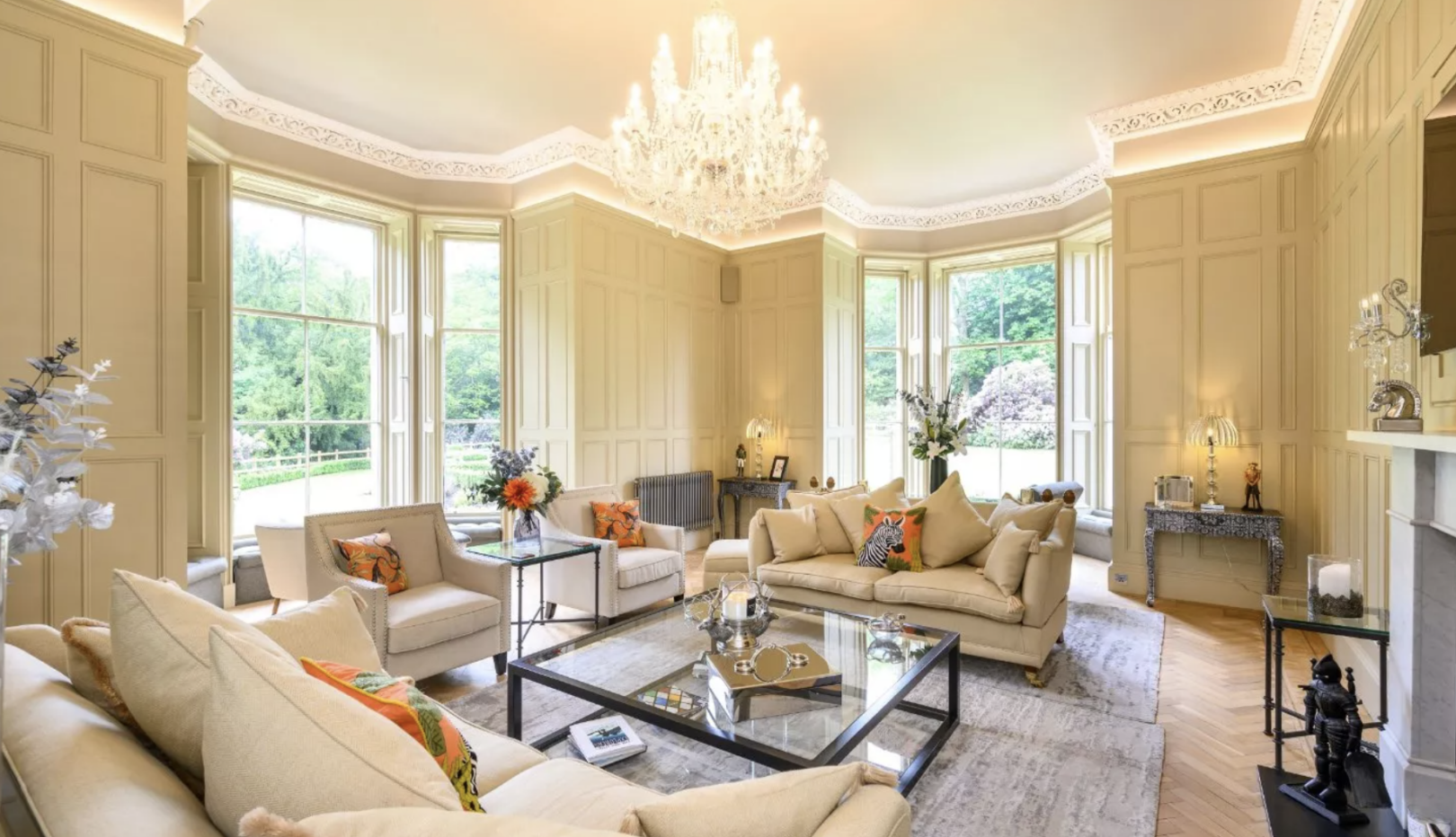 A Scottish castle with stables set in 15 acres, plus a cinema and pub