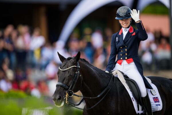 Lottie Fry debuts new freestyle at European Dressage Championships