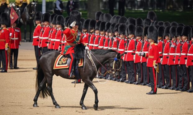 A touching moment as horses given to The late Queen retire together ...