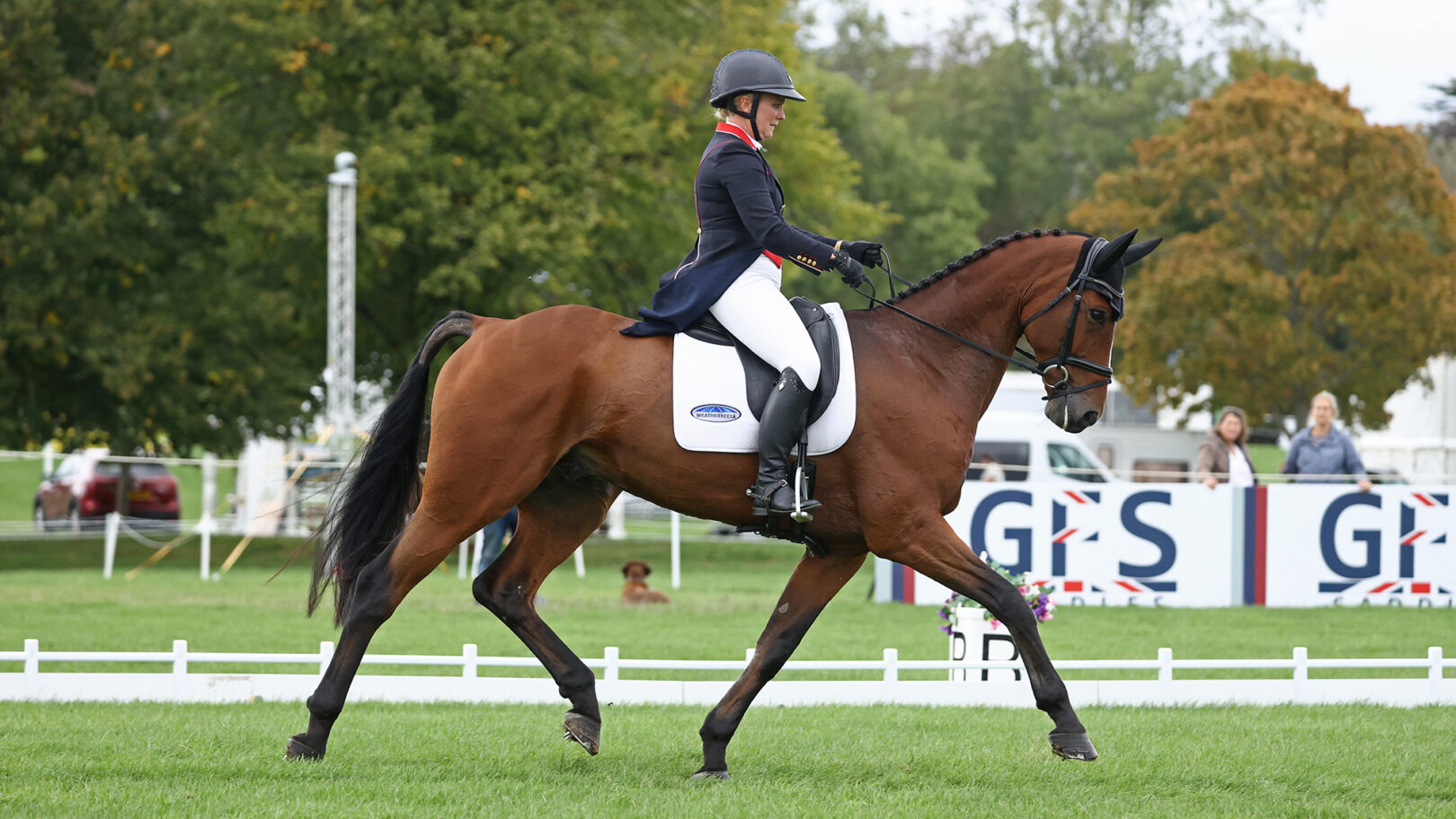 Gemma Stevens spearheads Blenheim Horse Trials dressage phase