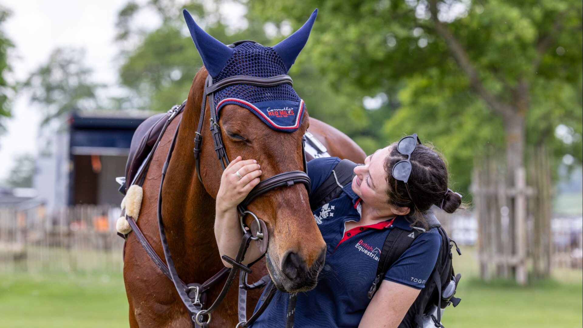 How Ava Fisher, groom to Alex Bragg, runs things at Burghley Horse Trials
