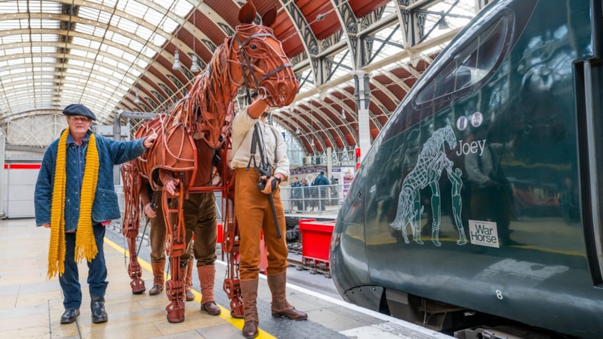 War Horse puppet Joey meets Paddington Bear as new intercity train ...