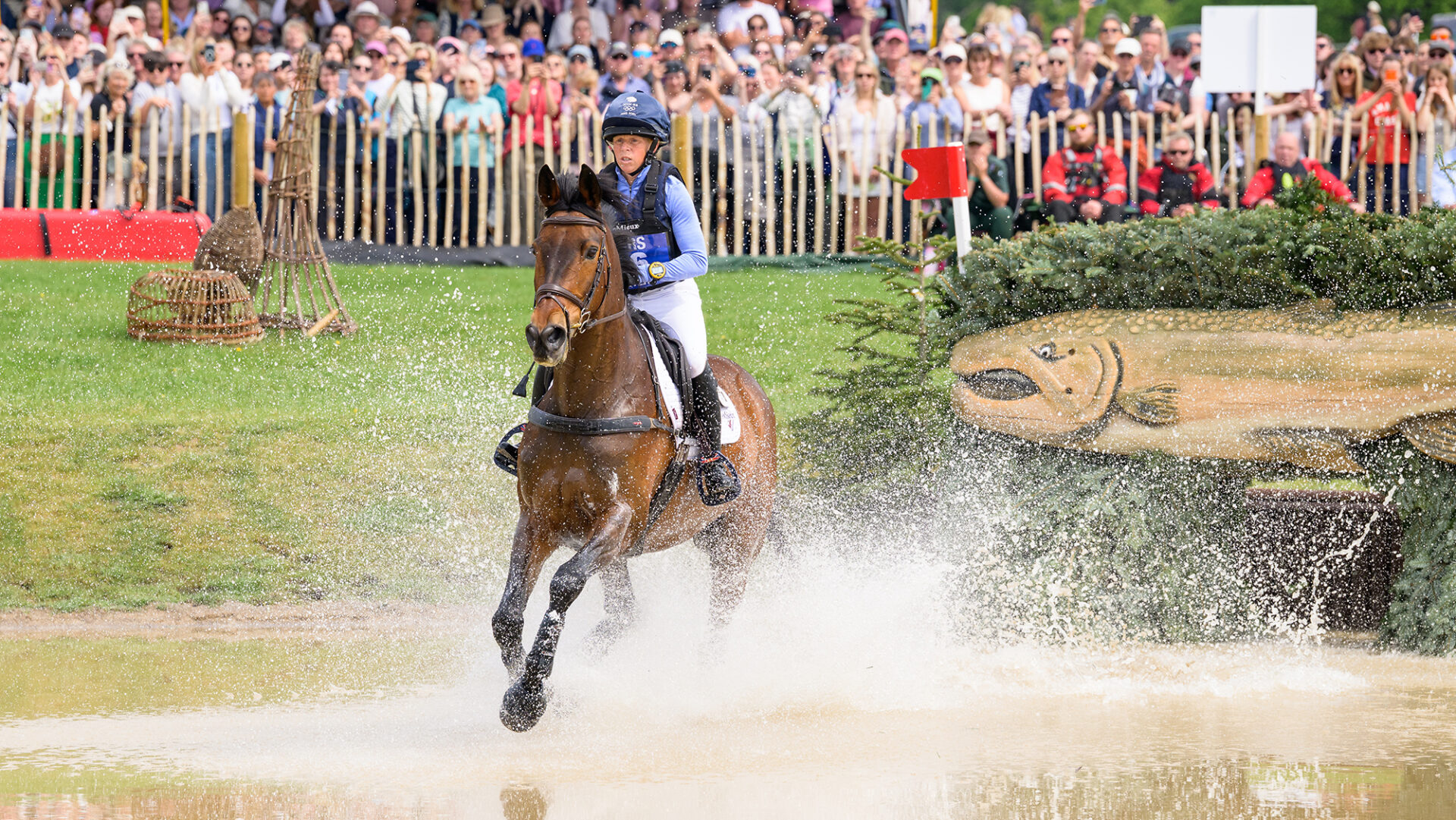 ‘Badminton course designer Eric Winter will be pleased,’ says Mark Phillips