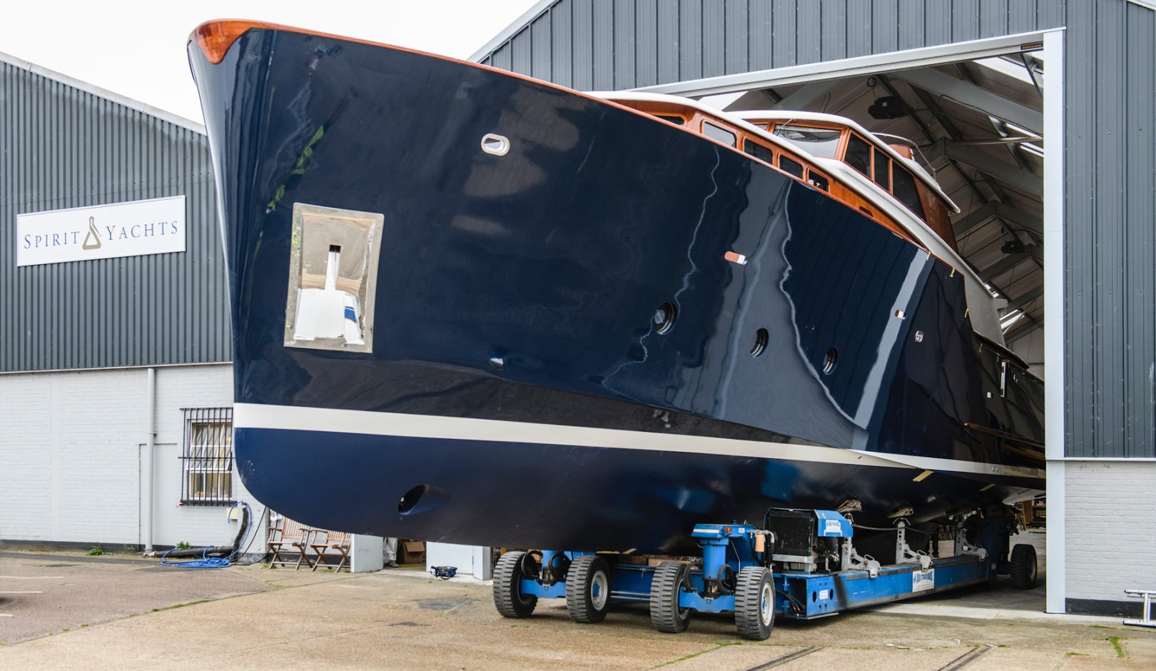 Spirit Yachts launches 'timeless and elegant' P70 wooden motoryacht