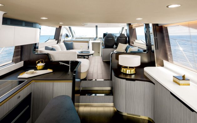 Azimut 55 review – curvy interior gives this Italian flybridge a ...