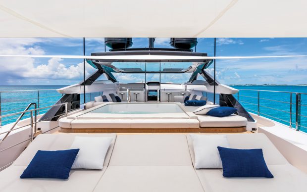 Custom Line 120: Innovative superyacht boasts extravagant levels of glass