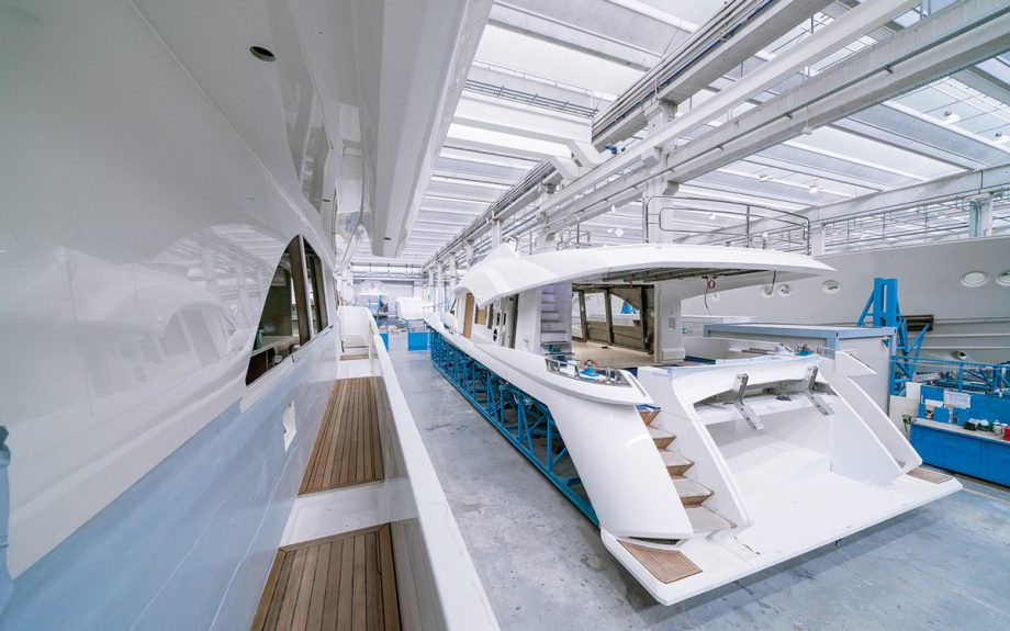 How superyachts are built: Behind the scenes at Monte Carlo Yachts