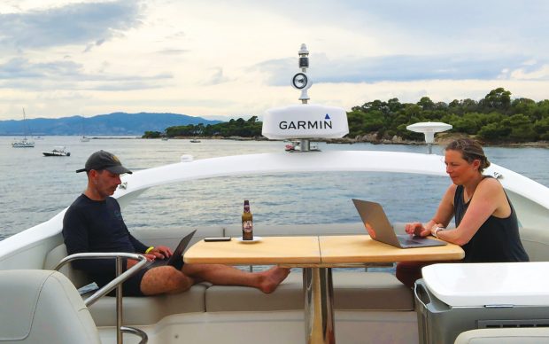 Keen sailors explain why they bought a 50ft motor yacht during lockdown