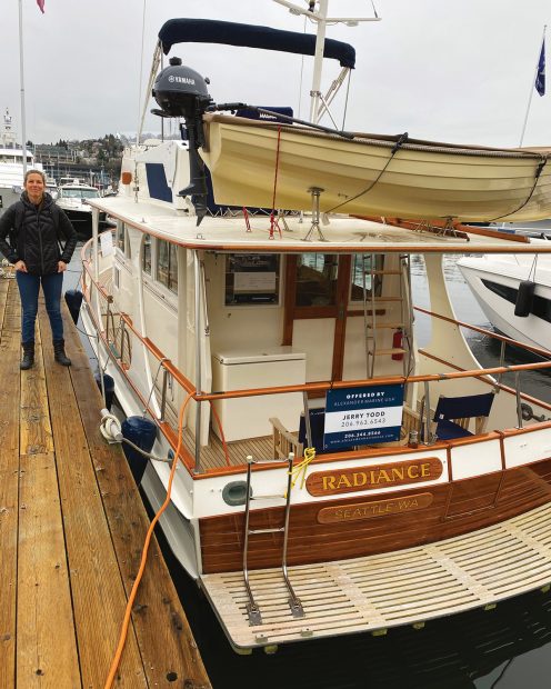 Keen sailors explain why they bought a 50ft motor yacht during lockdown