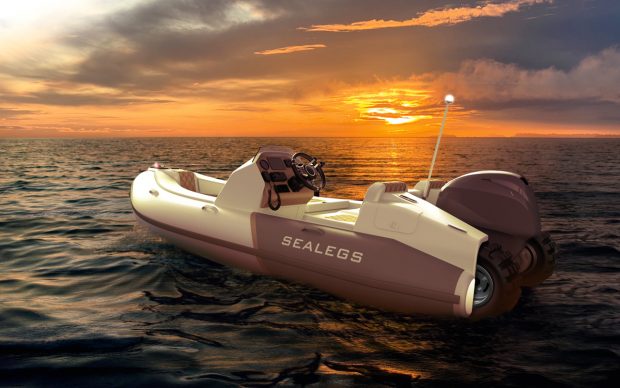 Sealegs 3.8m Tender: Mini amphibious boat could open up new horizons
