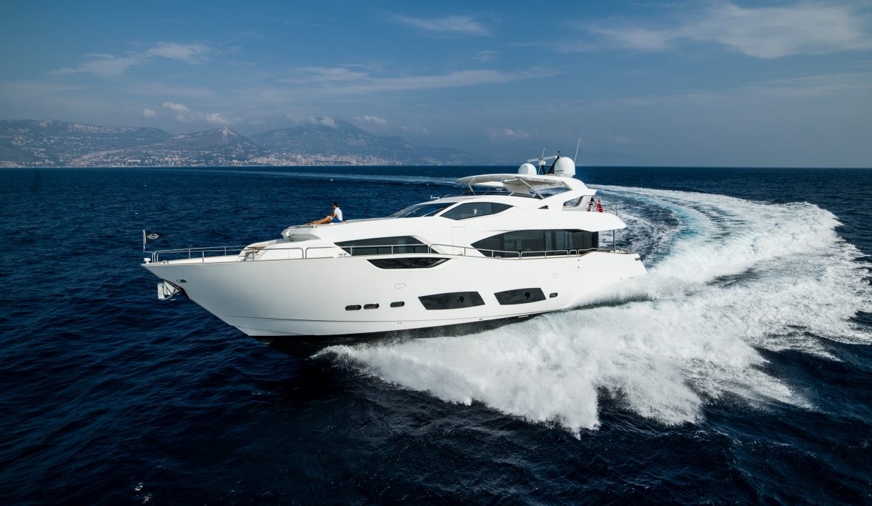 Sunseeker 95 yacht tour: Double deck owner cabin caps masterful interior