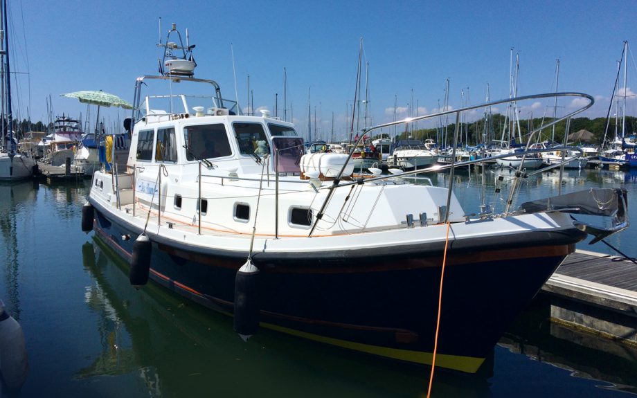 Lifelong sailors explain why they bought a Nelson 38 motor yacht