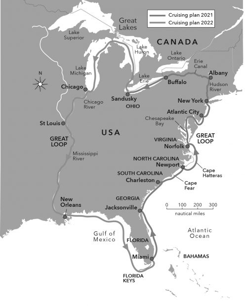 Great Loop: Princess V48 owner preparing for the adventure of a lifetime