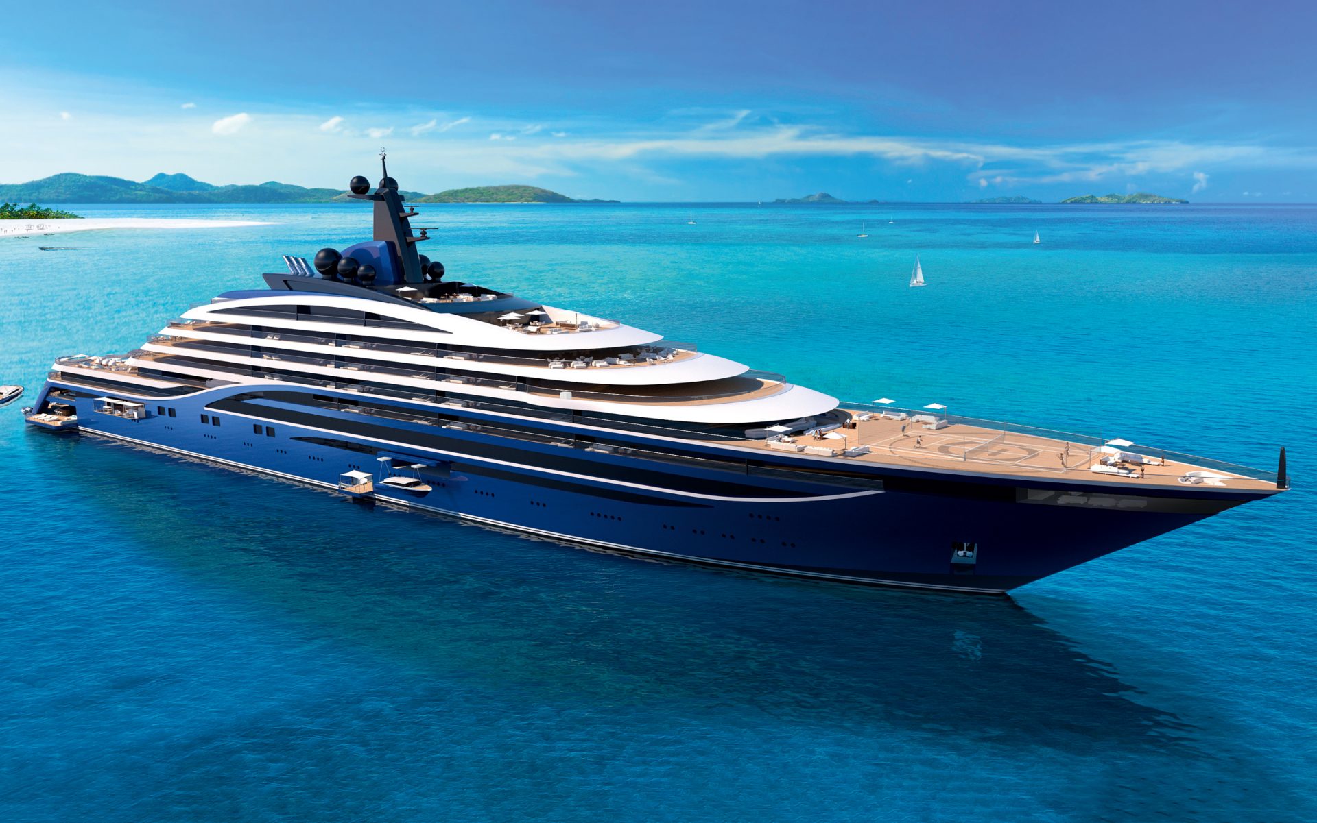 Lürssen launches Azzam, the world's largest superyacht - Motor Boat ...