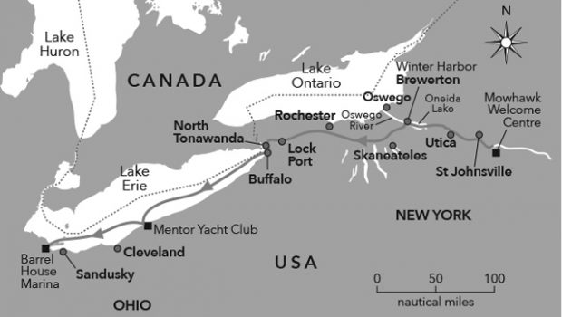 Cruising the Great Loop in a Princess V48: Mohawk Marina to Lake Erie