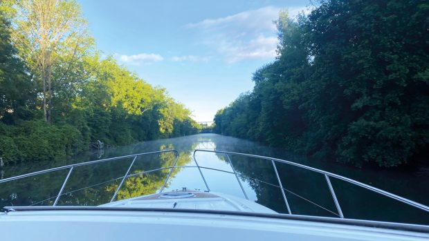Cruising the Great Loop in a Princess V48: New York to the Erie Canal