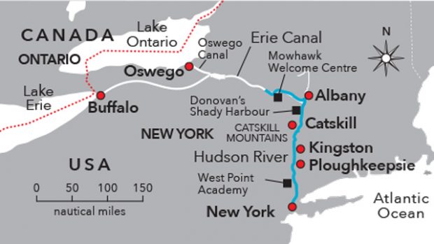 Cruising the Great Loop in a Princess V48: New York to the Erie Canal
