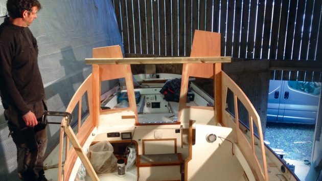 How we converted our wooden sailboat into a charming motoryacht