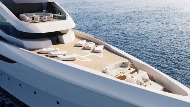 Feadship EXPV: Double deckhouse concept revealed at FLIBS 2022