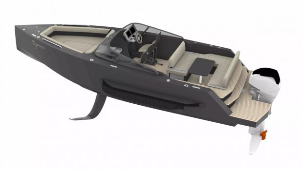 Iguana Foiler: French yard launches world-first amphibious electric boat