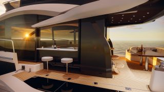 Galeon 560 Fly: Glassy new flybridge set for Miami 2023 debut
