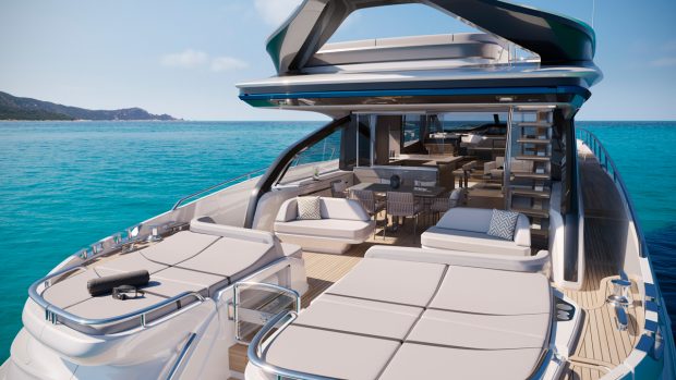Princess S80: Supersize sportsbridge doubles up on cockpit space