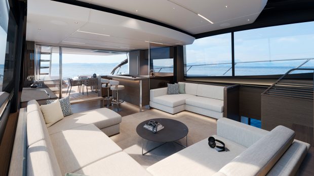 Princess S80: Supersize sportsbridge doubles up on cockpit space