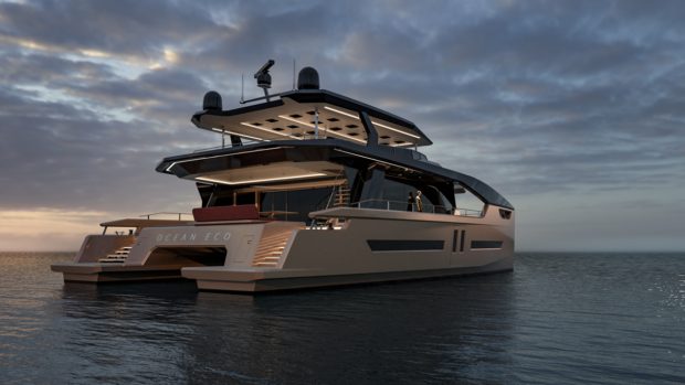 Alva Ocean Eco 90 H2: The 90ft superyacht that uses no fossil fuels at all