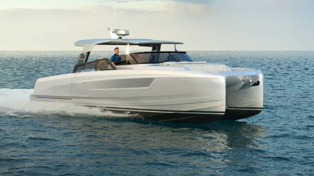 Jaguar JC48 motorcat at Cannes - Motor Boat & Yachting
