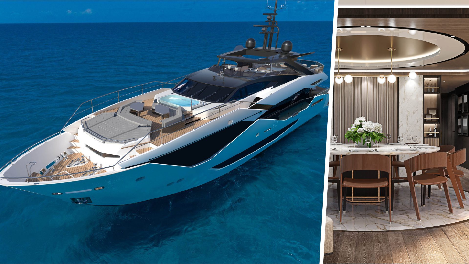 Sunseeker 120 Yacht concept revealed at 2023 Monaco Yacht Show