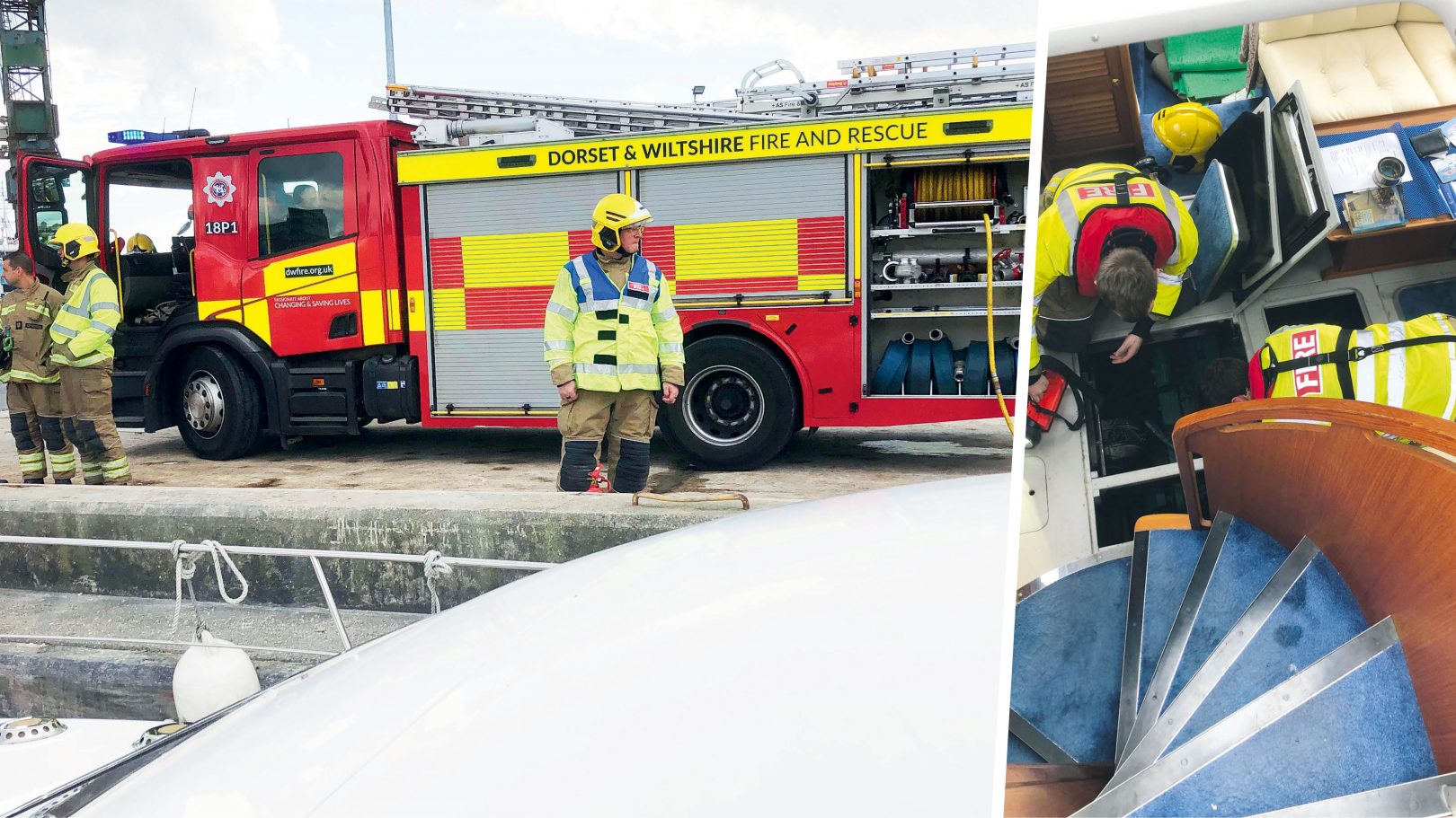 Lessons learned after an offshore fire on board a 40ft motorboat