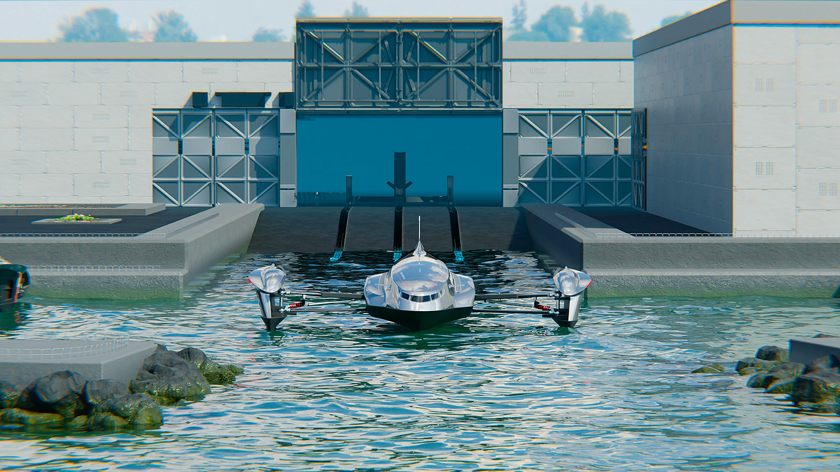 Sliver Bullet first look - 130ft foiling boat with spaceship looks