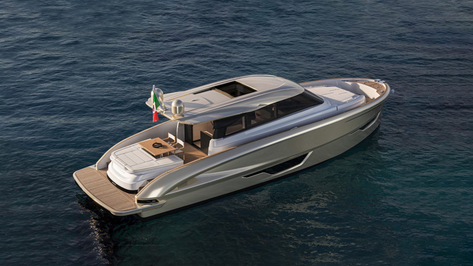 Exclusive tour of this €1.4million cruiser with a stunning teak ...