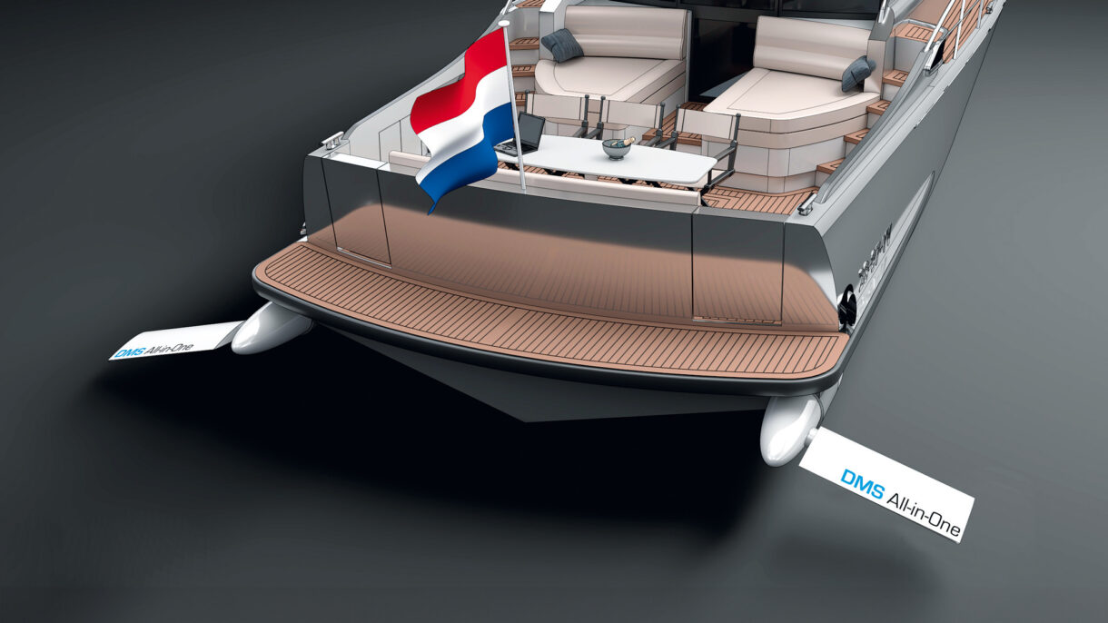 New All-In-One boat stabilisers flap up, down and rotate for superior ...