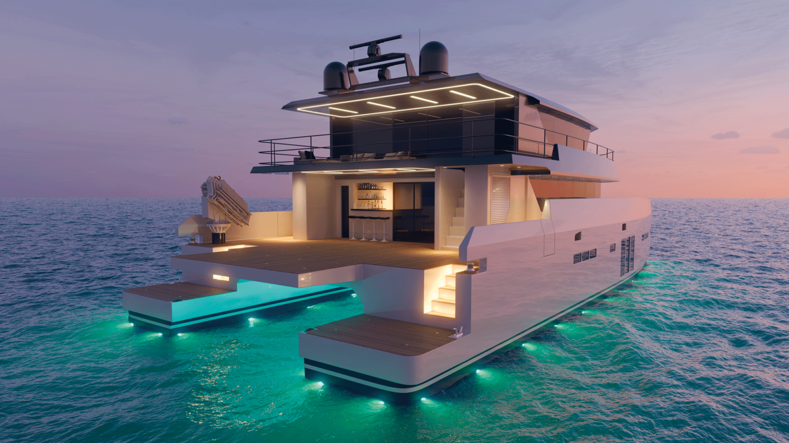 Archipelago Hybrid-Powered A80 Flagship in Construction