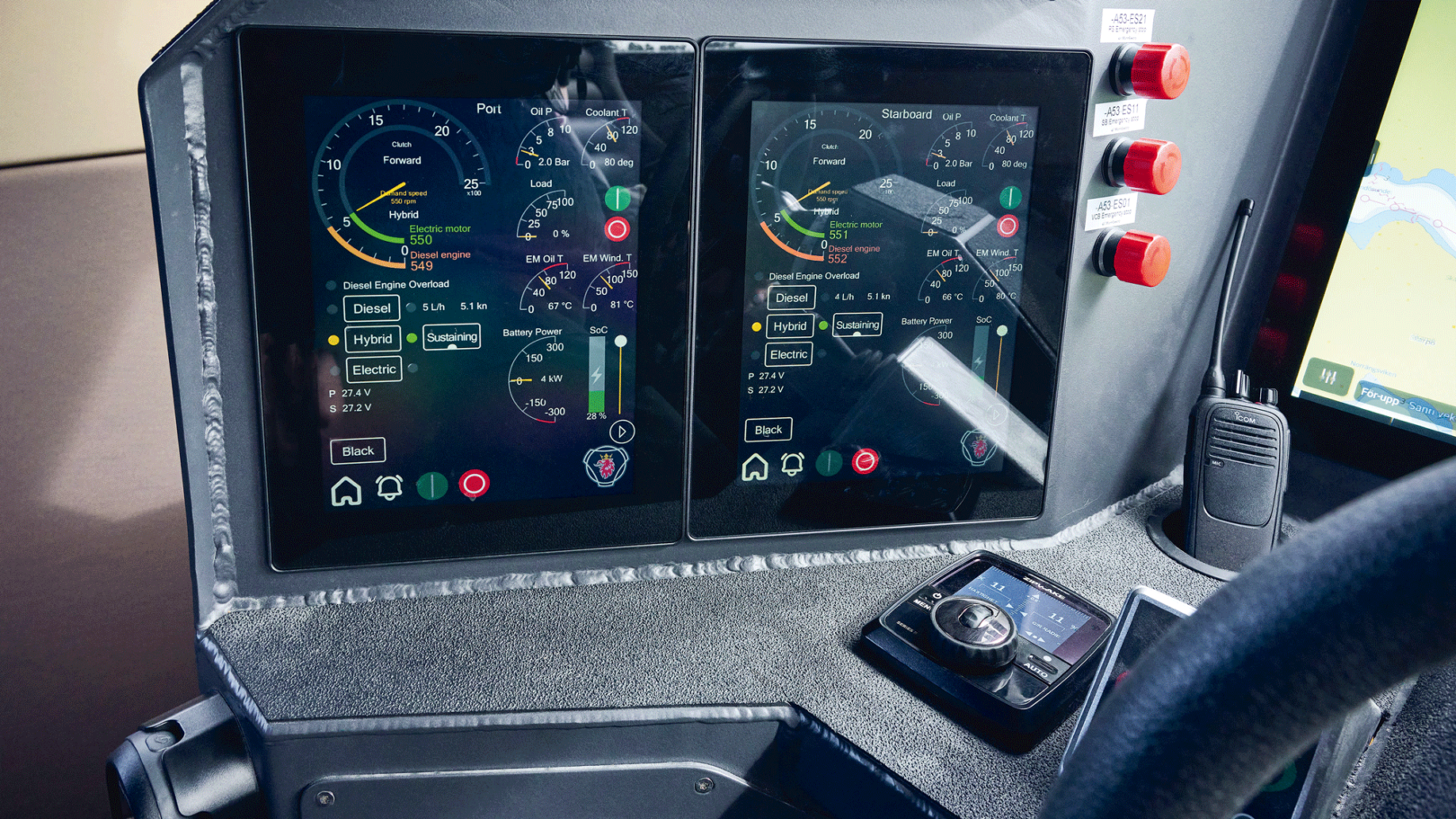 A look at the new M17 Scania hybrid diesel-electric system