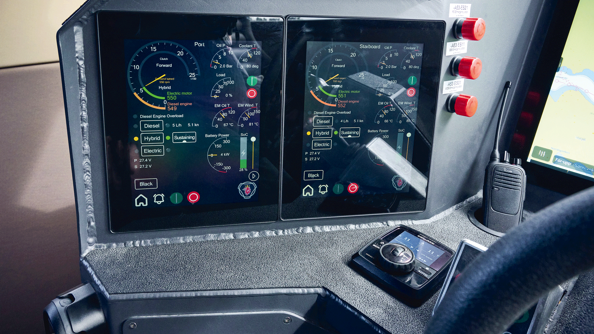 A look at the new M17 Scania hybrid diesel-electric system