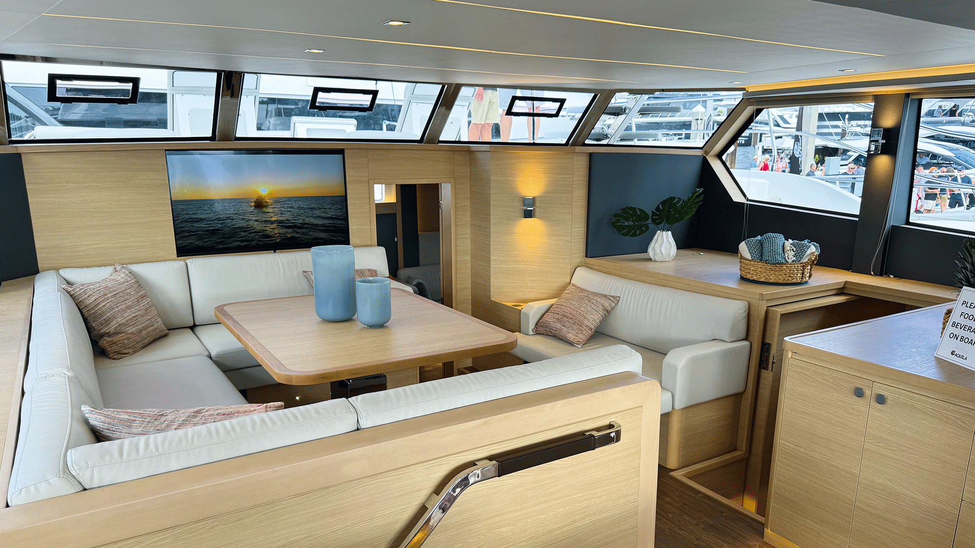 New Aquila 50 Yacht: 'Explorer' aesthetic with showstopping owner's cabin
