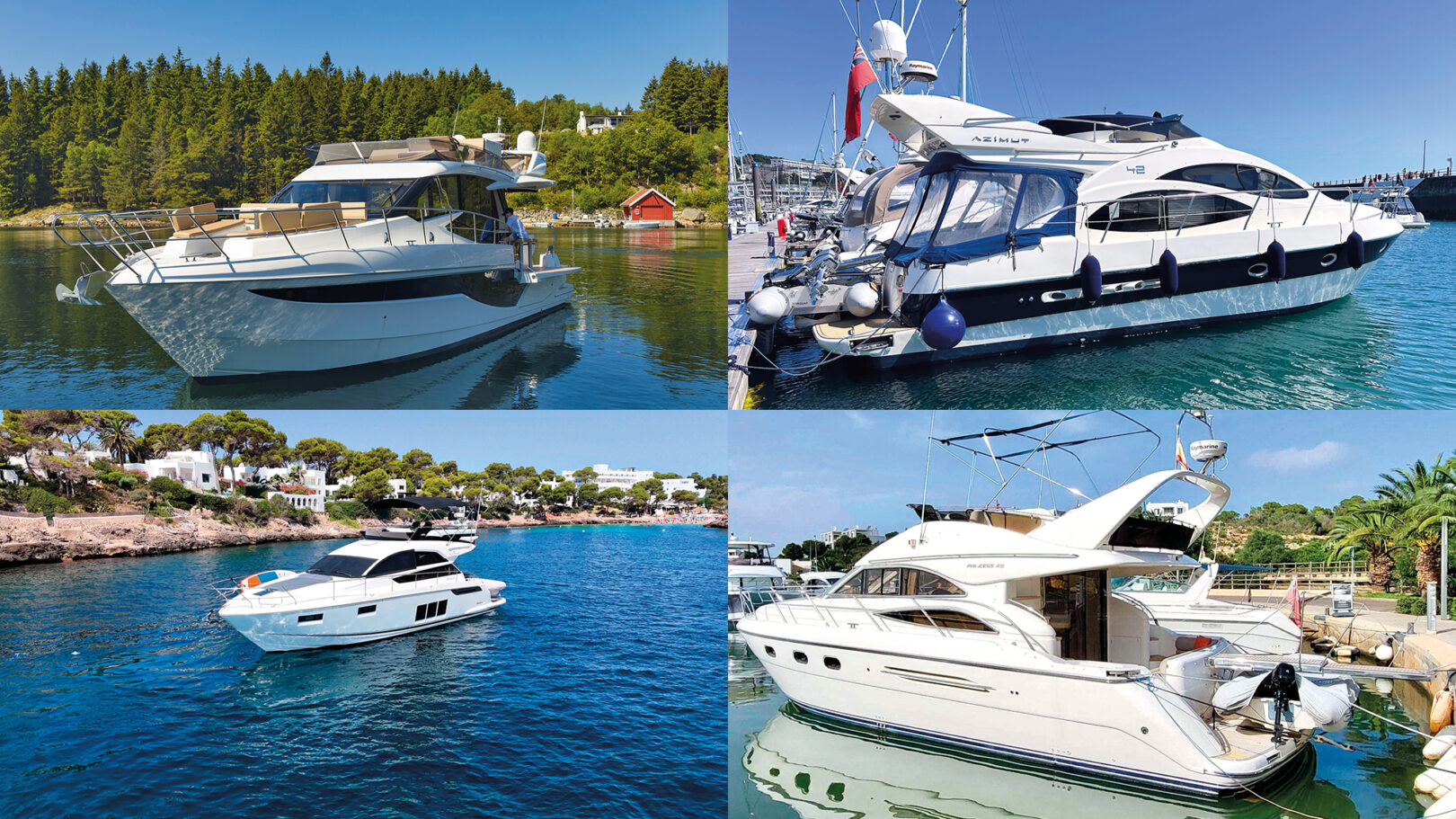 4 of the best 45ft flybridge motor yachts on the market right now ...