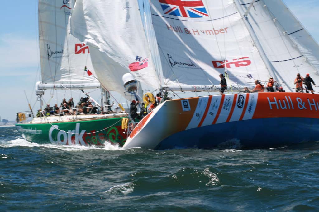 Clipper yachts collide on start line - Practical Boat Owner