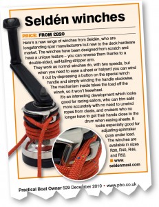 Seldén winch a winner - Practical Boat Owner