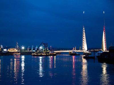 Poole’s new bridge up in lights - Practical Boat Owner