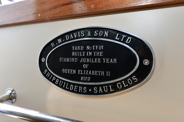 Tug Yacht 33 - a handsome plaque commemorates the Tug Yacht's ...