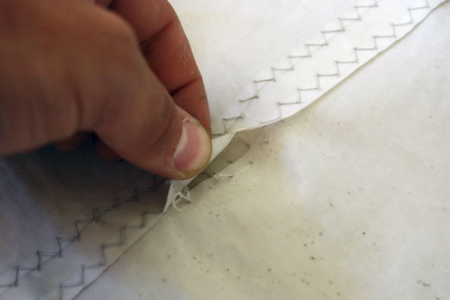 DIY Sail repairs - how to do a 'get you home' repair - Practical Boat Owner