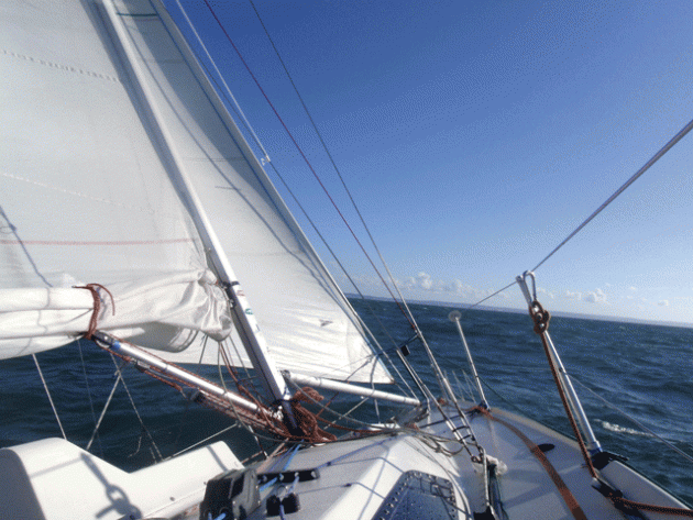 Shortening sail single handed - Practical Boat Owner