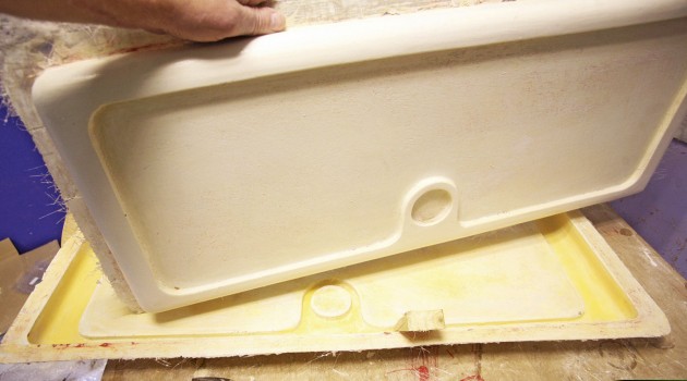 Making GRP locker lids - Practical Boat Owner