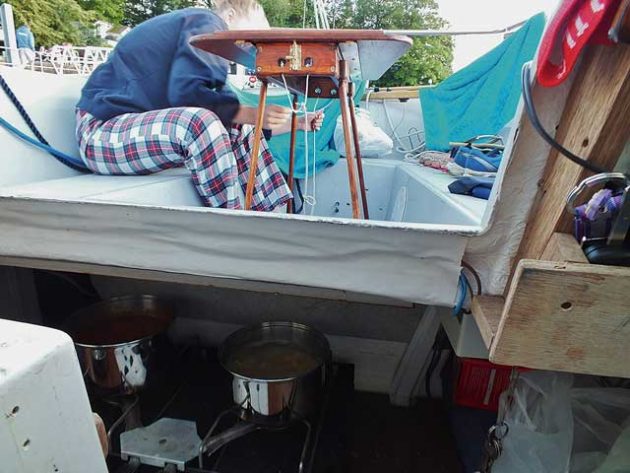 Cockpit table and extra bunks for a Sailfish - Practical Boat Owner