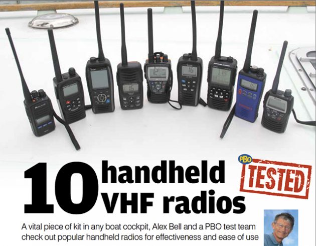 PBO Tested: 10 handheld VHF radios - Practical Boat Owner