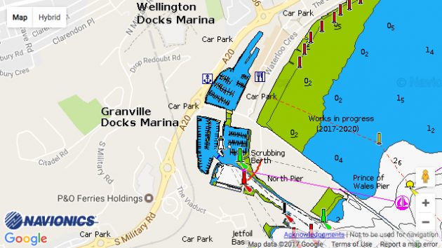 Dover, Wellington Dock - Marina Price Guide