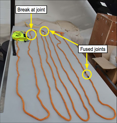 Rescue line failure during a boat capsize drill - Practical Boat Owner